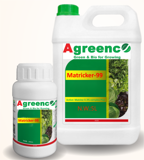 Matricker-99 (active : matrine 0.3% complex Bio insecticide)