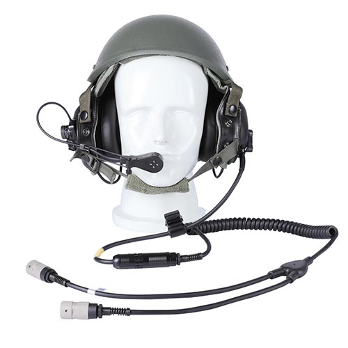 DH-132A CVC Tank Crew Ballistic Helmet Essentials for Clear Comms