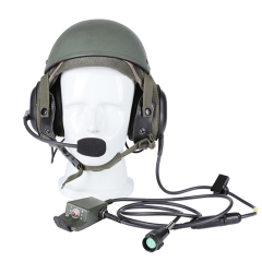 DH-132 CVC helmet headset with U-161/U connector