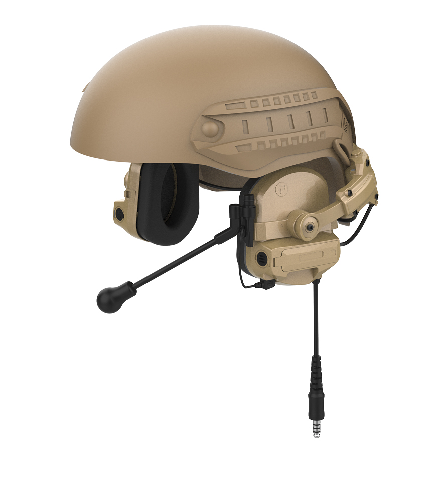 ARC Tactical rear Rail Attached Communication Headset