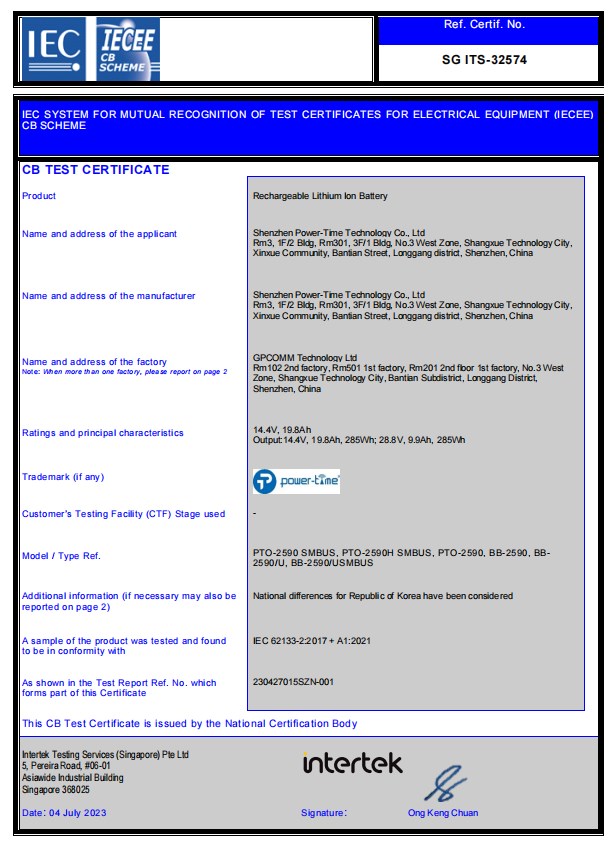 Understanding CB-IEC_62133: A Cornerstone for Battery Safety and Industry Response