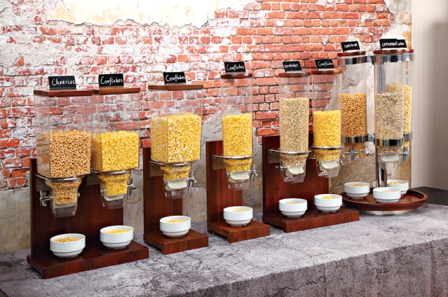 Cereal oat meal dispensers