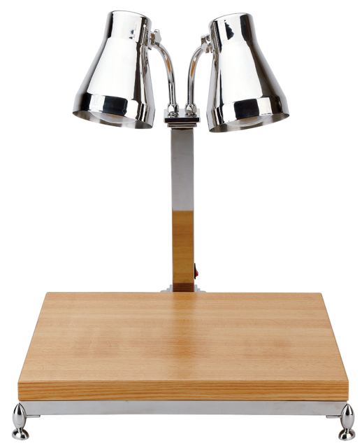 Heat lamps and Carving Stations