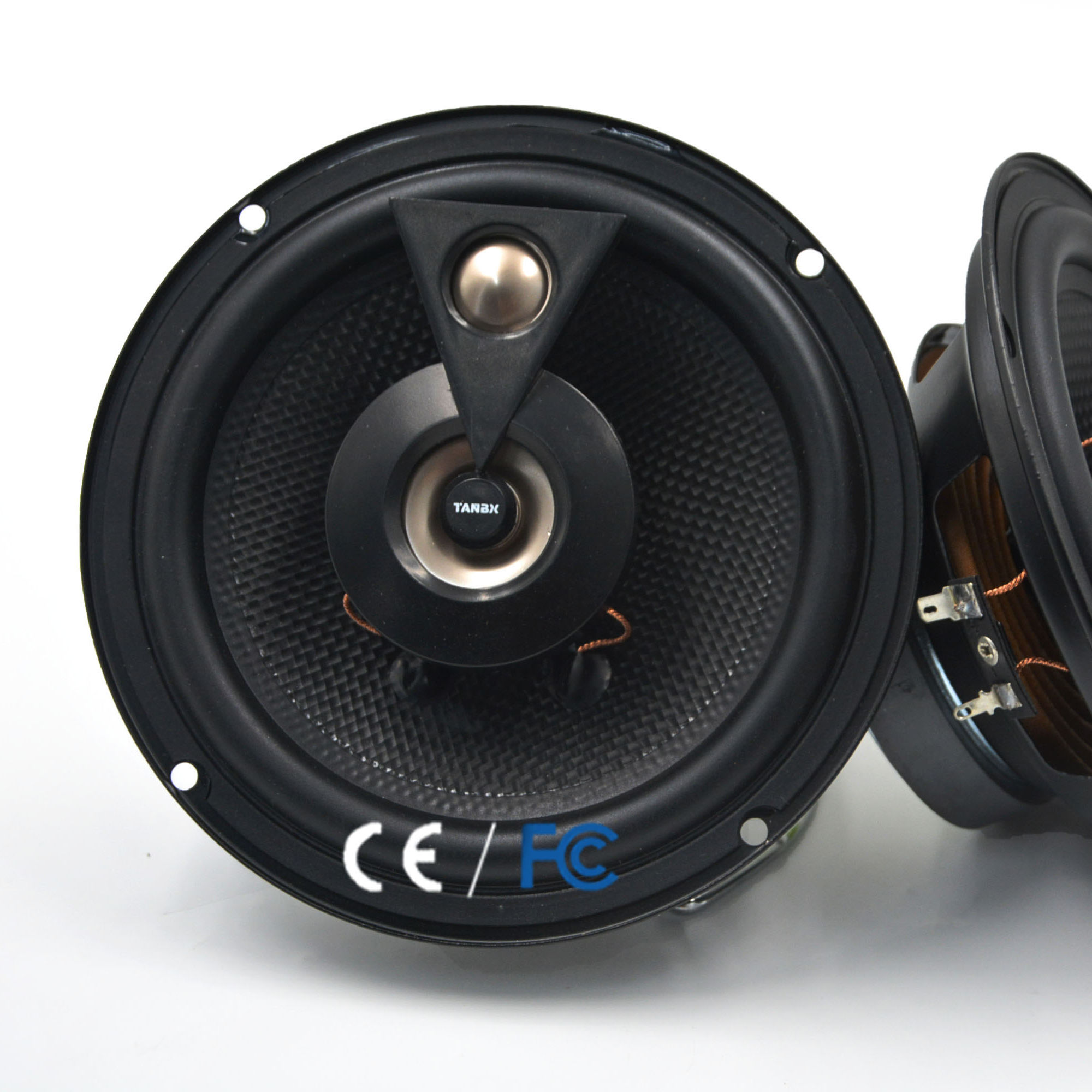 high quality 6/6.5 inch car audio coaxial speaker 3 Way high power ...