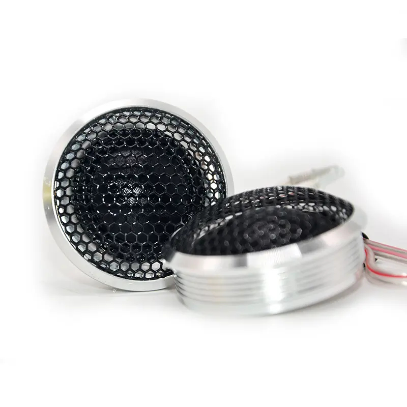 Silver Car Tweeter Compact Speaker