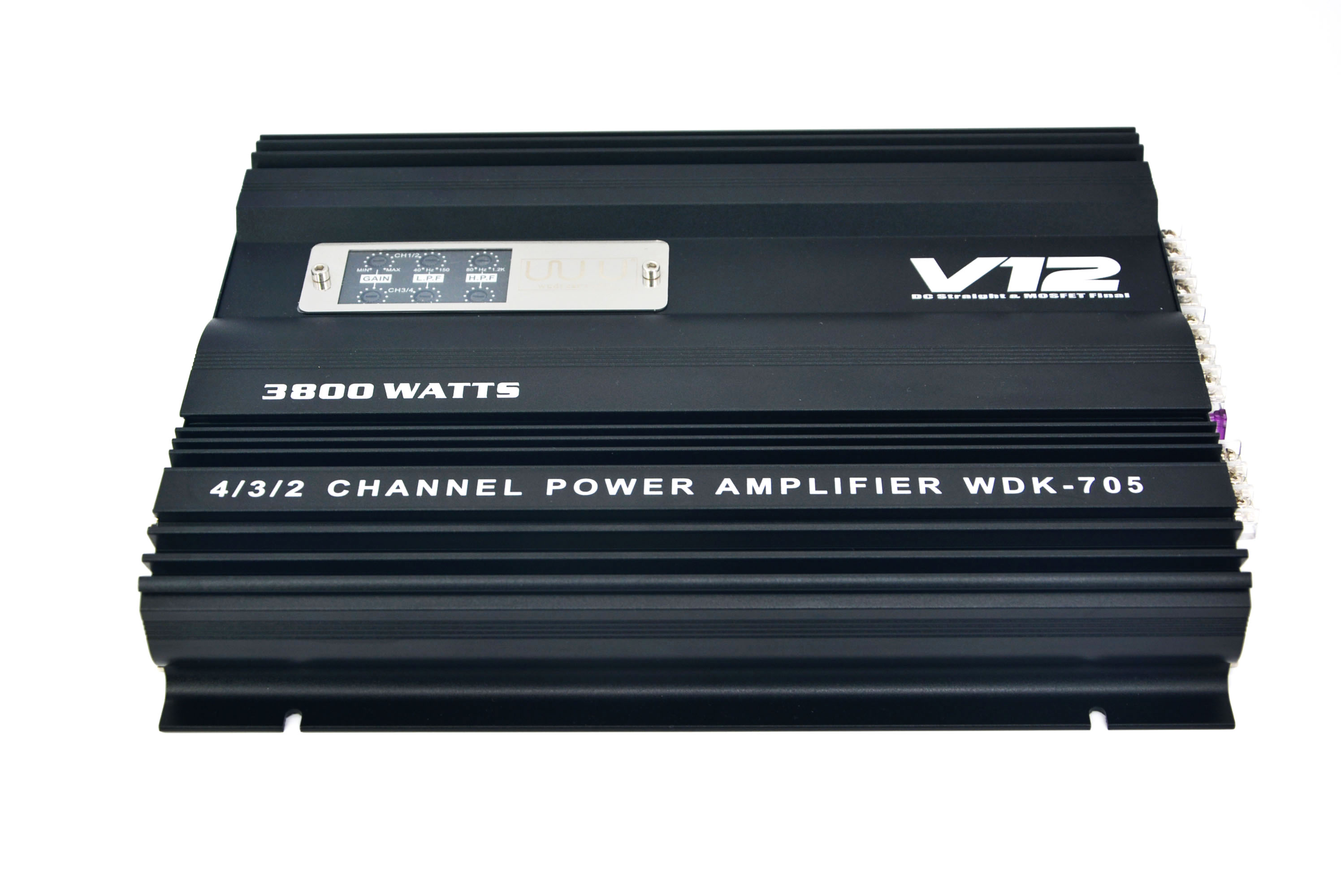 High quality car audio power amplifier 12V car amplifier 4-channel