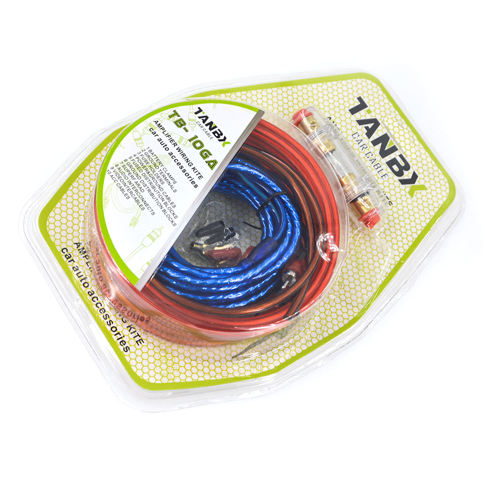 Factory supply car audio amplifier witing Kits 10GA speaker cable for ...