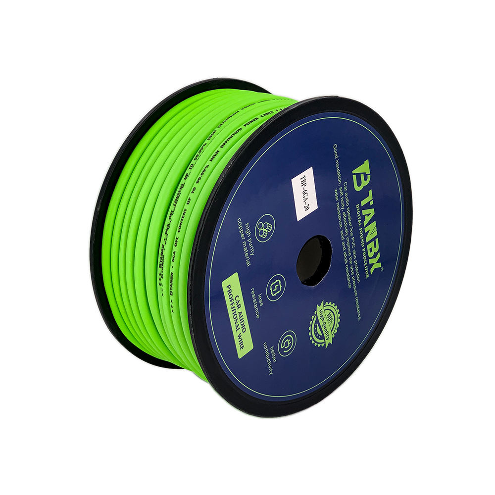 new speaker refit cable electrical 6GA pure copper PVC car audio power ...