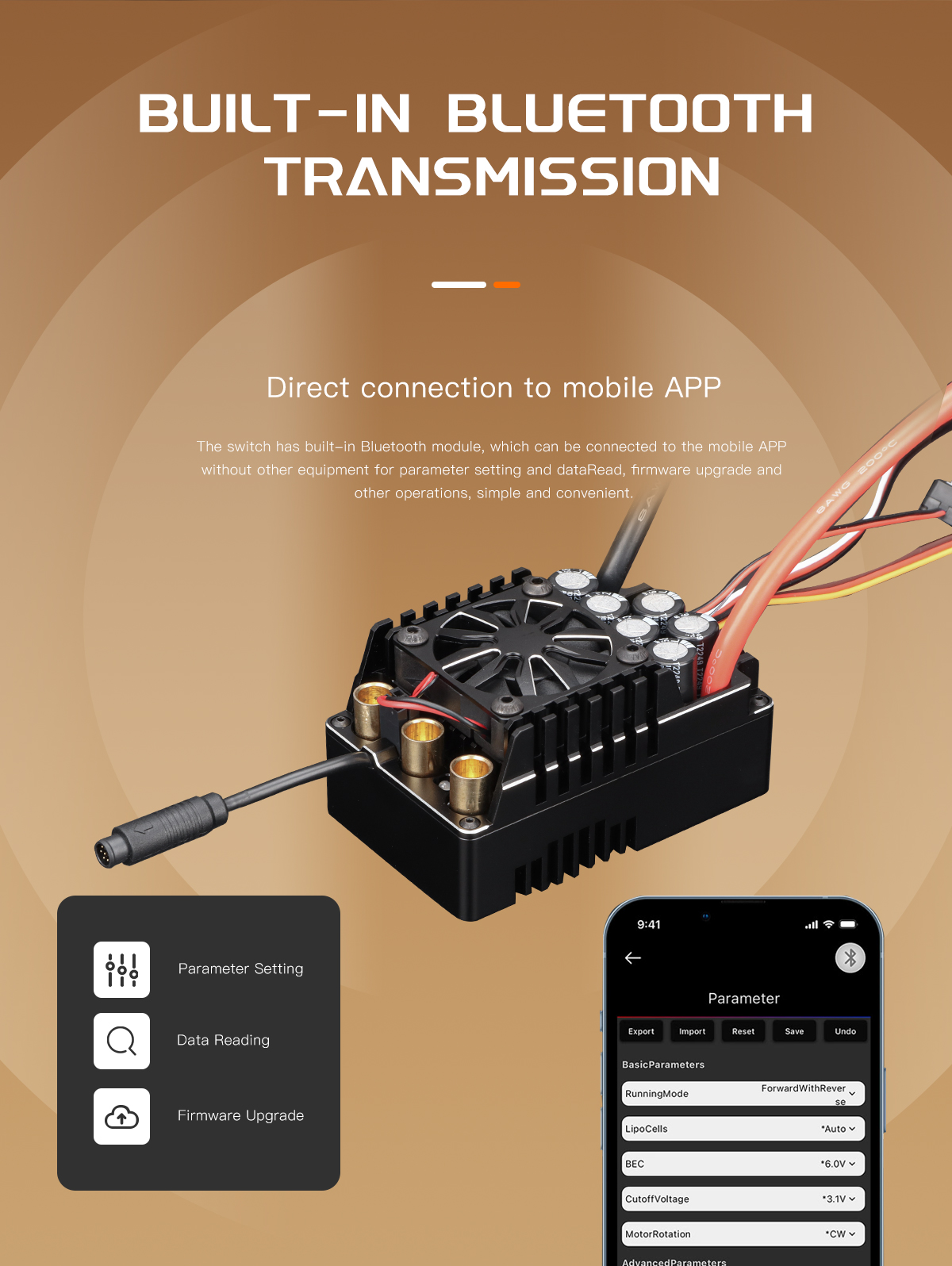 MAX10 HV ESC for 1/5 RC model car