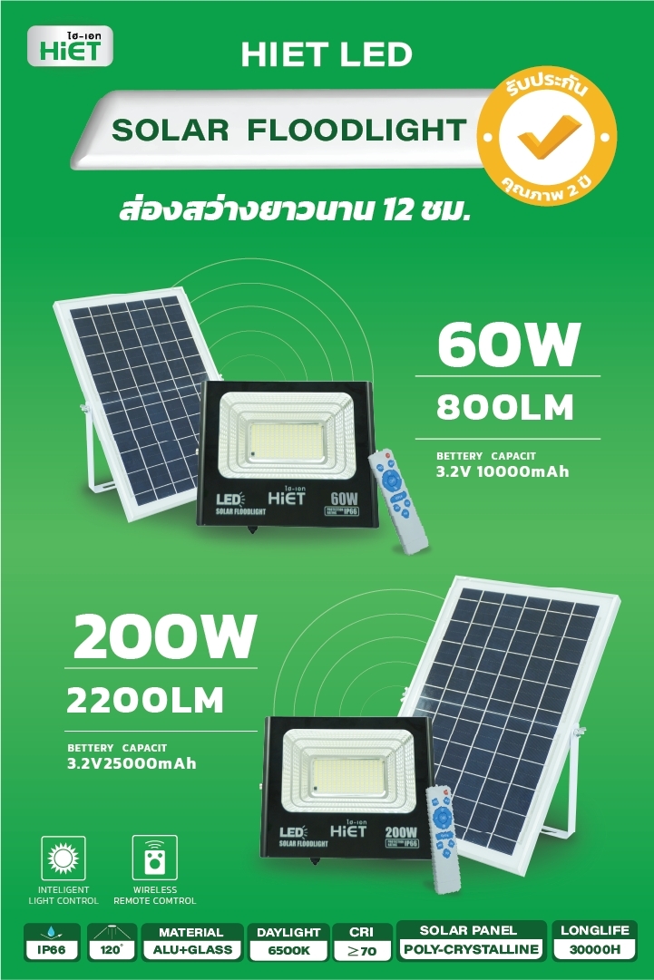 HIET LED Solar floodlight