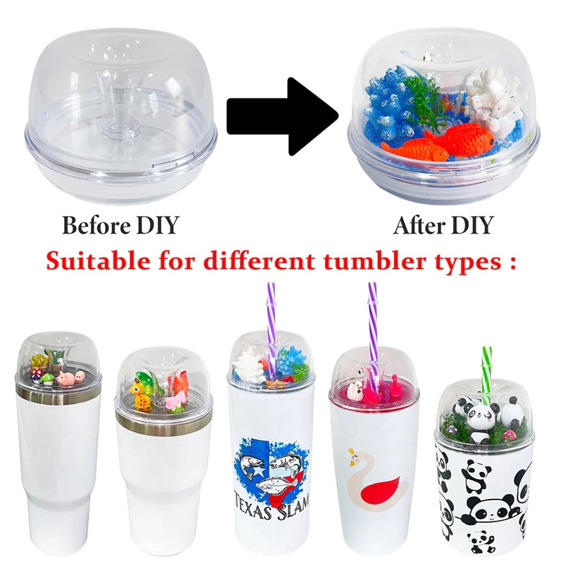 10oz/ 20oz/ 22oz Sublimation Blanks Tumbler with Designable Dome Lids ...