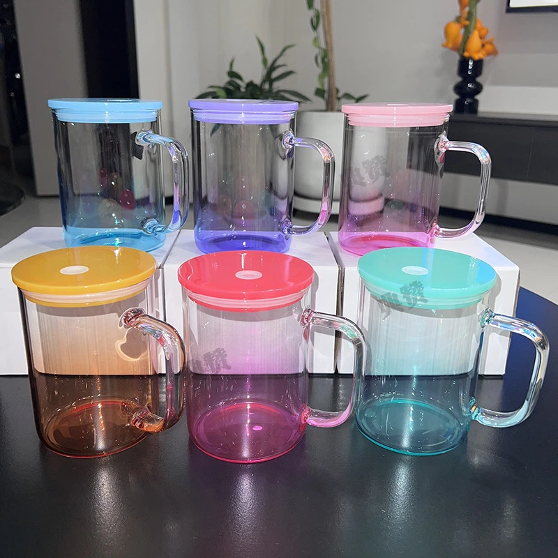17oz Sublimation Ombre Glass Mug - USA Warehouse
