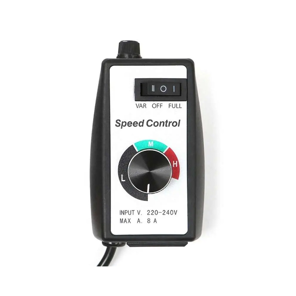 230V 50Hz 8A Variable Speed Controller with EU Plug – Inline Duct Fan ...