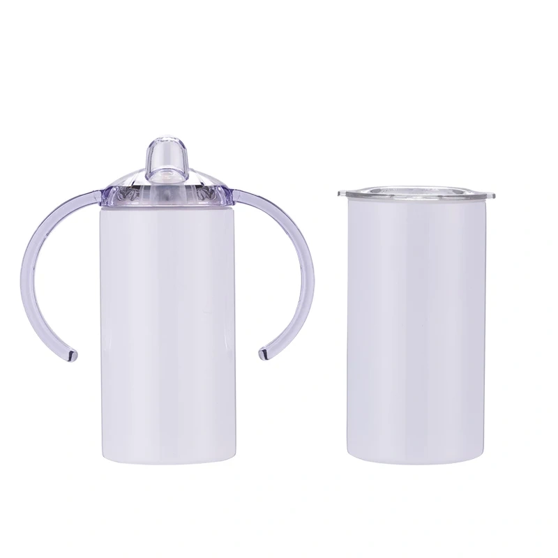 Bob 12OZ tumbler or 12oz sippy Cups with 2 Lids Screw on Sublimation ...