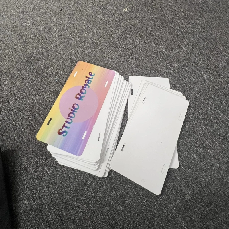 Seven Sublimation Aluminum License,Seven Qi