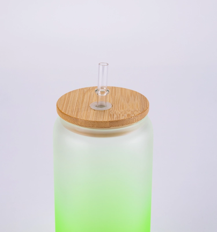 Fiona 16oz Sublimation Gradient Frosted Glass Cups USA Warehouse Stocked