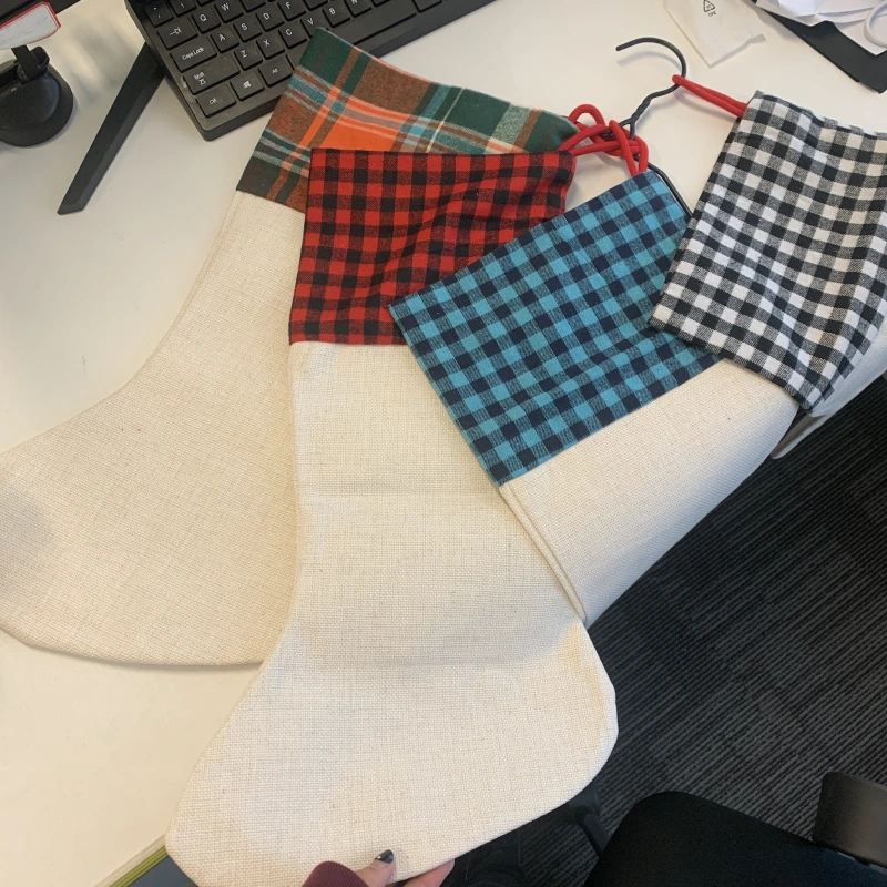 Fiona Sublimation Stockings Colorful Edge Air Shipping