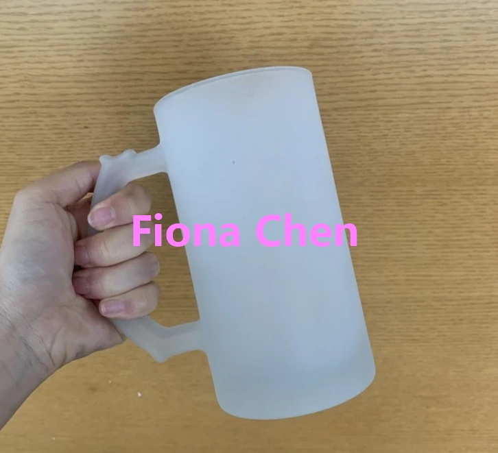 Fiona 16oz Sublimation Gradient Frosted Glass Cups USA Warehouse Stocked