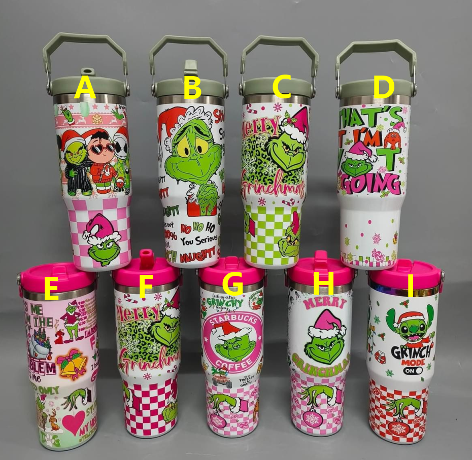 Fiona 30oz Grinch Mugs China Warehouse Stocked