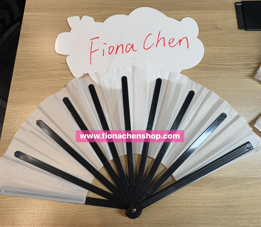 Fiona Sublimation Clacking Fans for Line Dancing