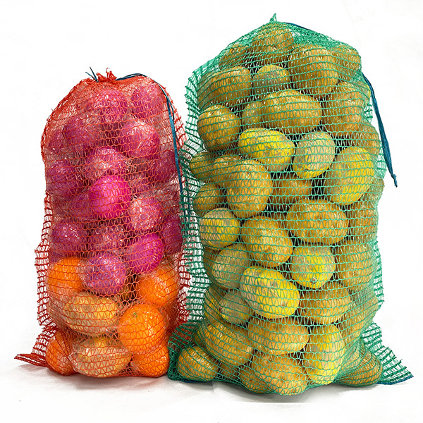 Customizable 10lb-50lbs Onion Potato Raschel Mesh Bag