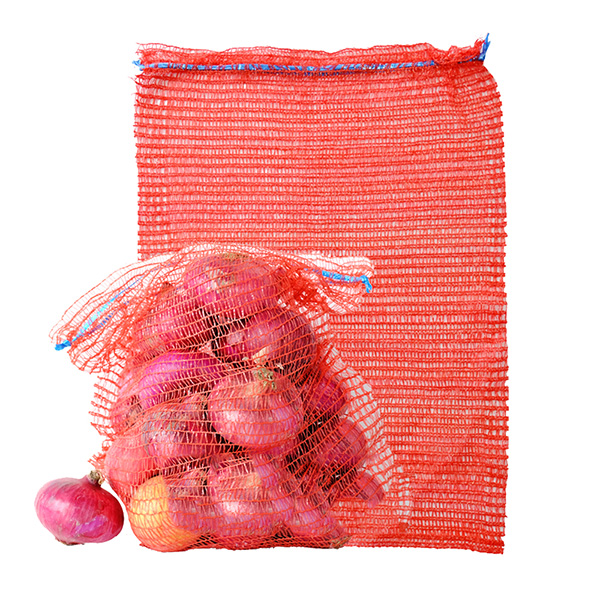 Customizable 10lb-50lbs Onion Potato Raschel Mesh Bag