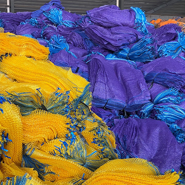 OEM Customizable Agricultural Packaging Vegetables Fruit Raschel Mesh Bag