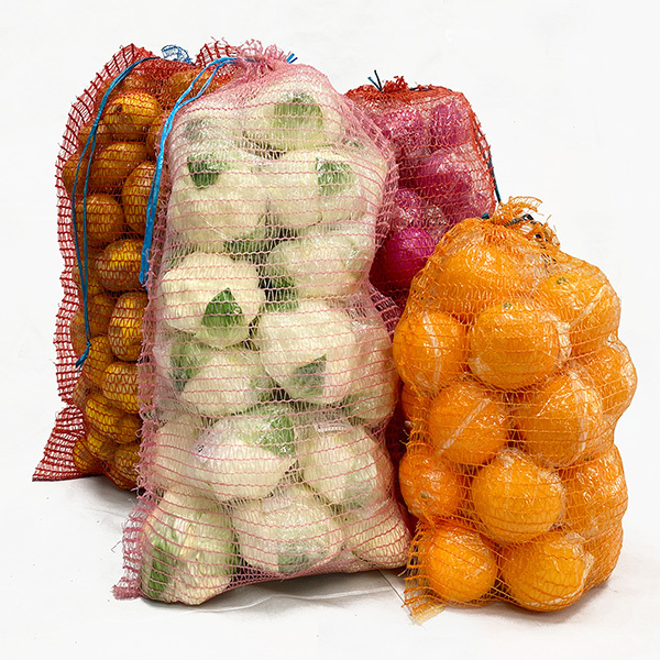 OEM Customizable Agricultural Packaging Vegetables Fruit Raschel Mesh Bag
