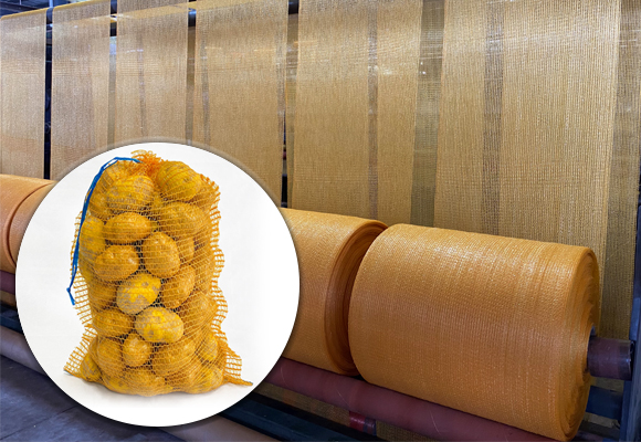 OEM Customizable Agricultural Packaging Vegetables Fruit Raschel Mesh Bag