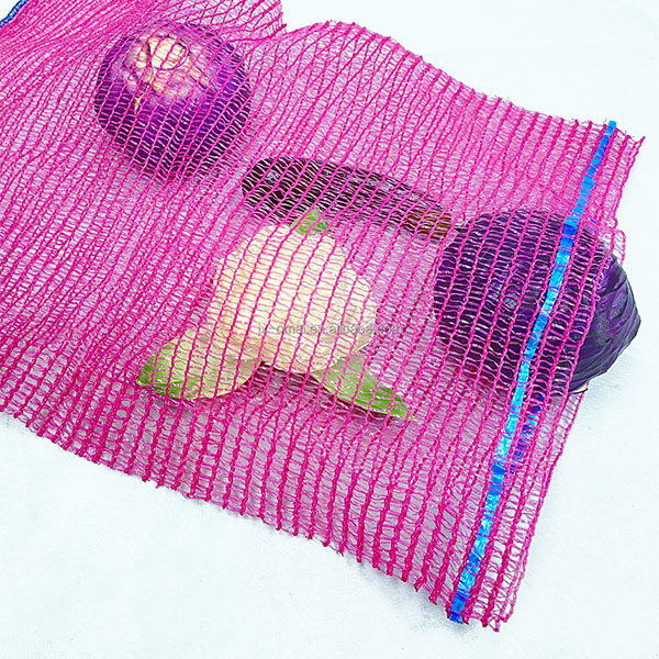 OEM Customizable Agricultural Packaging Vegetables Fruit Raschel Mesh Bag