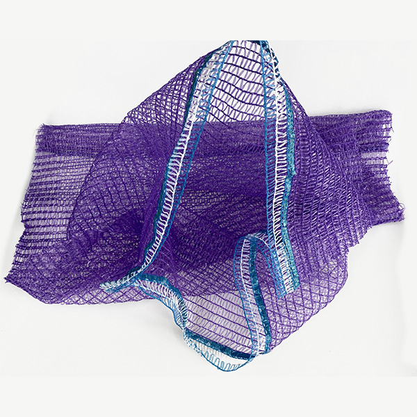 Purple Green Raschel Mesh Bag for Packaging Potatoes