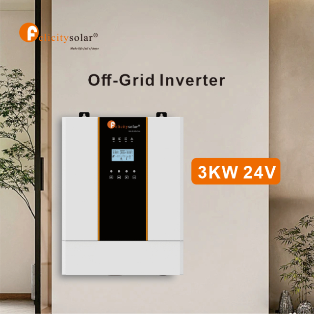 IVEM 3KVA 24V Solar System Inverter 210V~240V Input Bulit-in MPPT ...