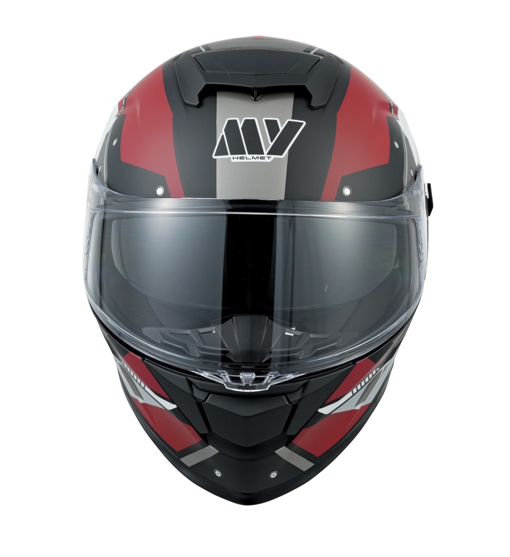 MY Full Face Helmet Bike Helmets for Men FF936 matte black/red Dual ...