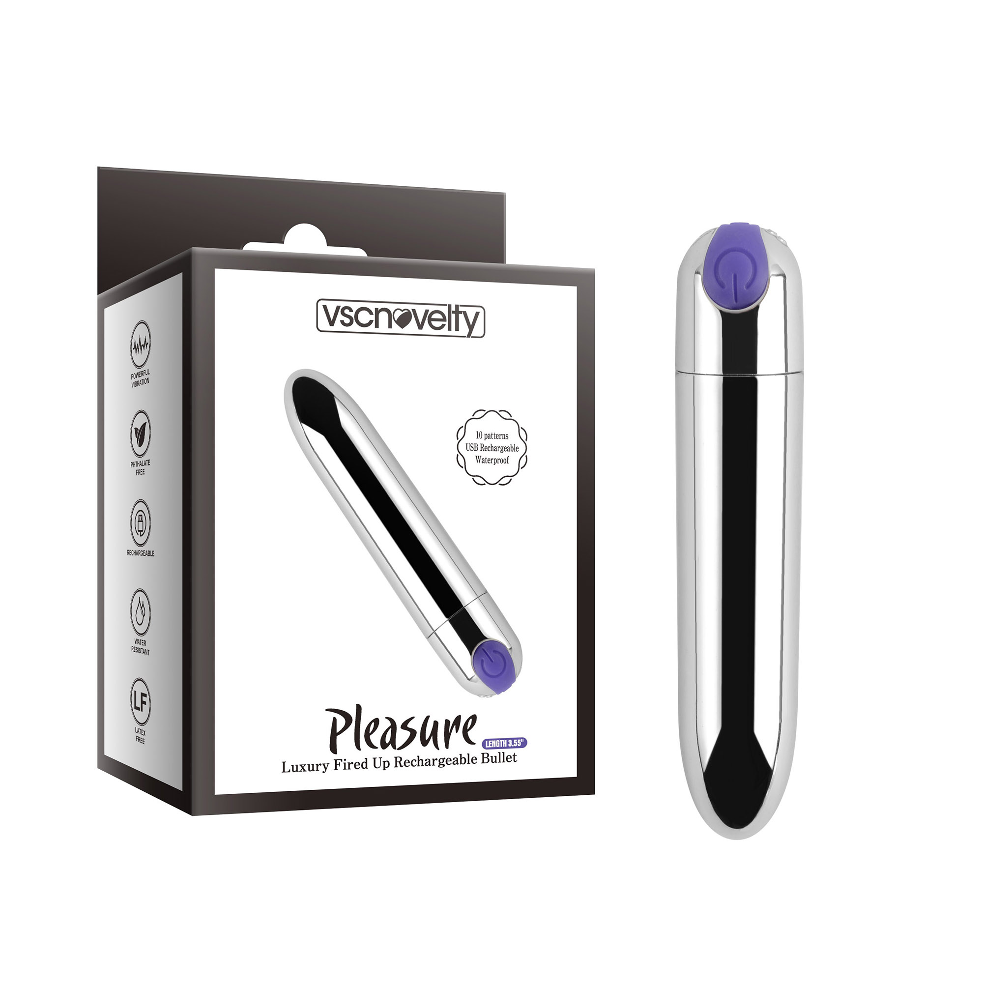 Pleasure Luxury Fired Up Rechargeable Bullet