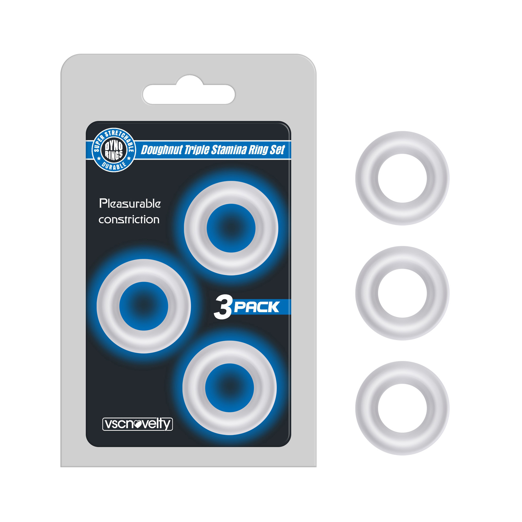 Doughnut Triple Stamina Ring Set