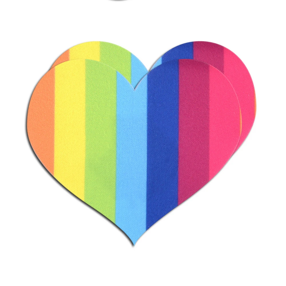 Pride Heart & Flower & Cross & Star -4 Pair