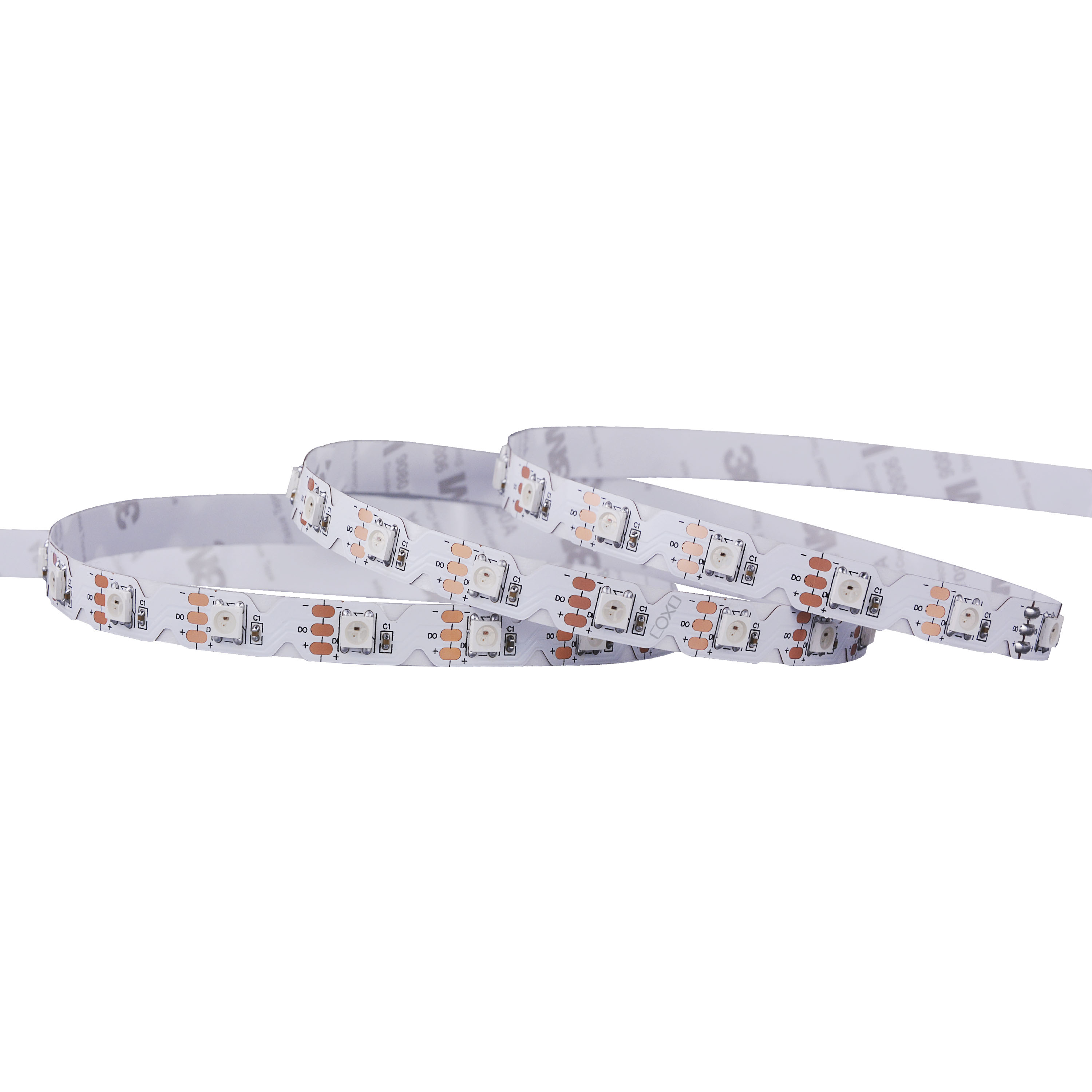 8mm 5V 48leds/m 2812B Zigzag LED strip