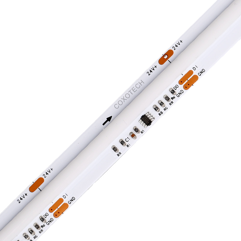 12mm 24V/12V 720leds/m Digital RGB COB led strip