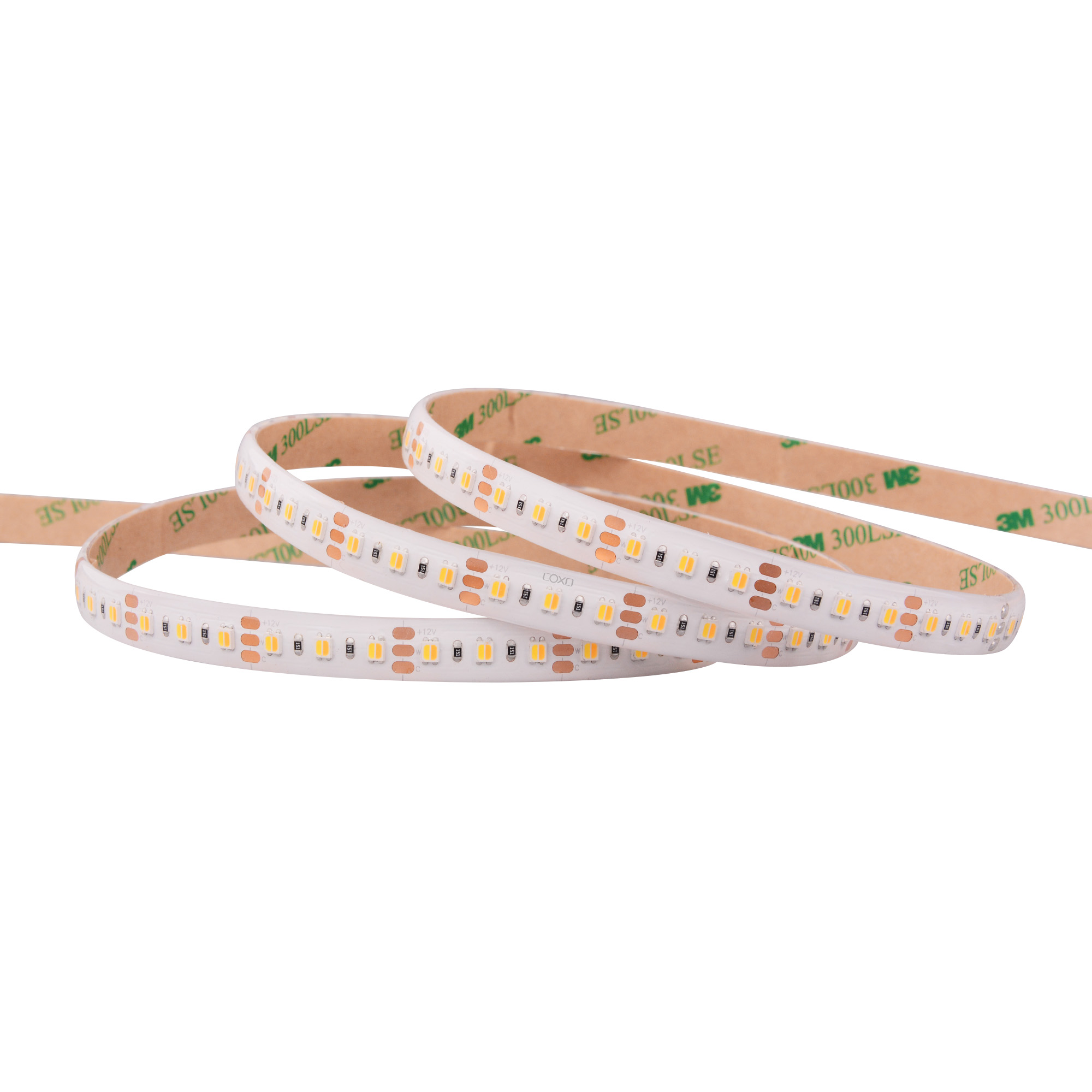 10mm 12V 120leds/m 2 in 1 CCT 3528 LED strip