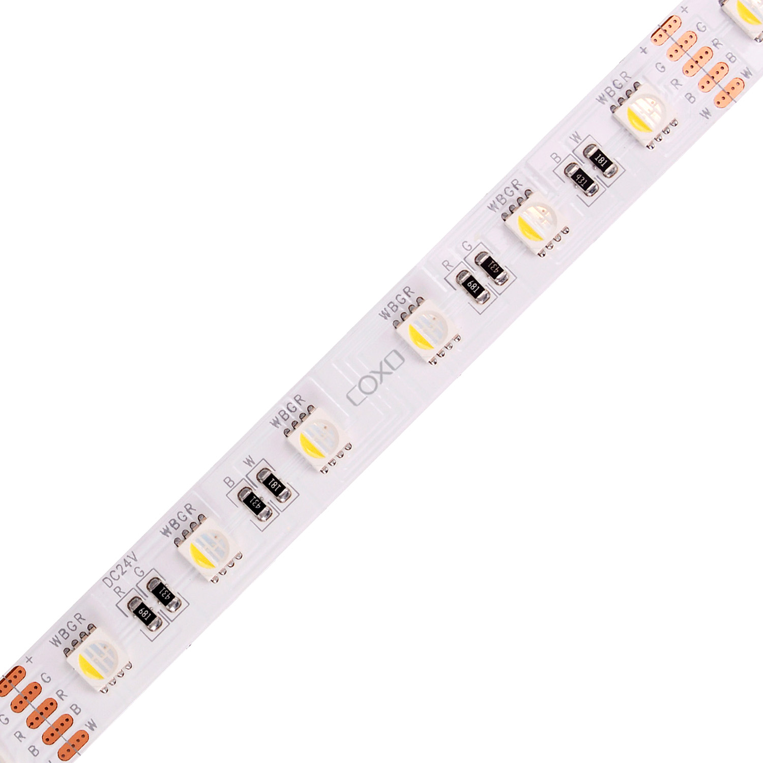 12mm 12V/24V 60leds/m 5050 RGBW LED strip