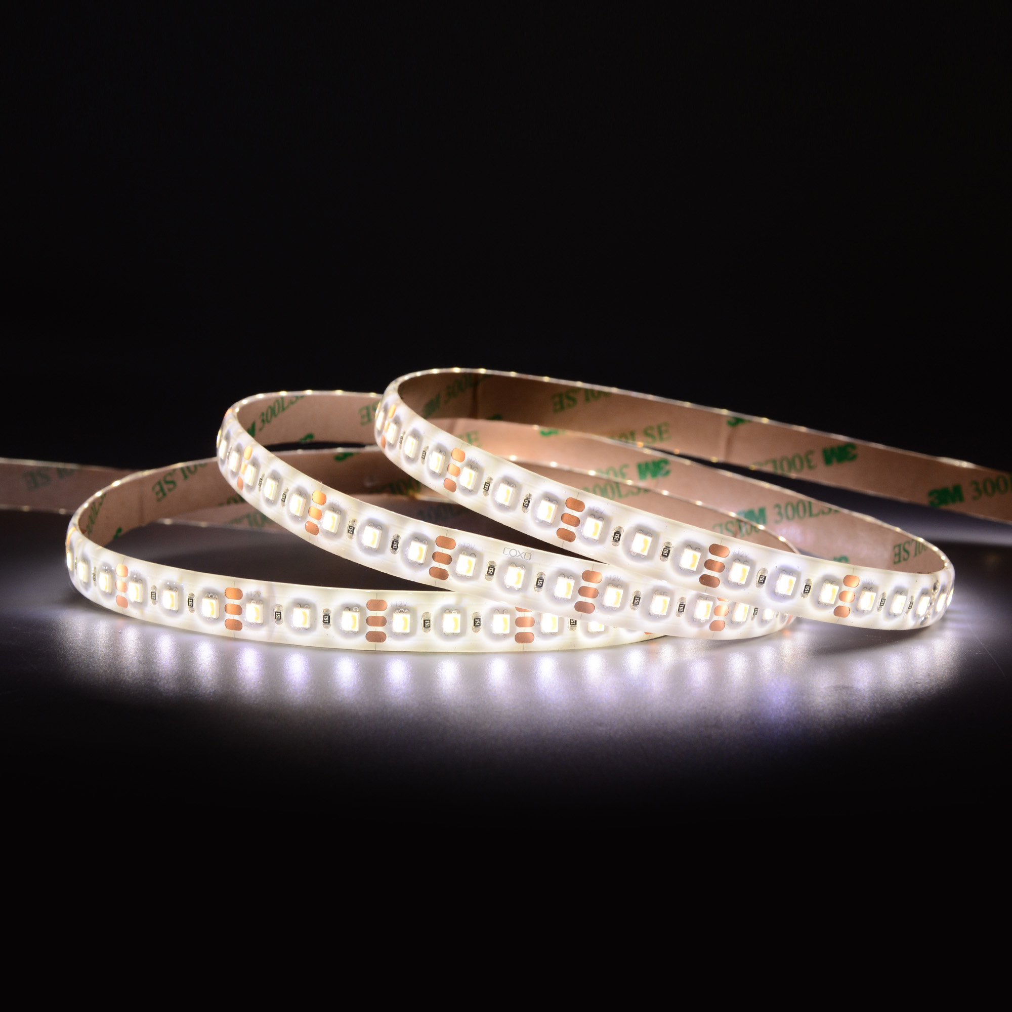 8mm 12V 120leds/m 2 in 1 CCT 3528 LED strip
