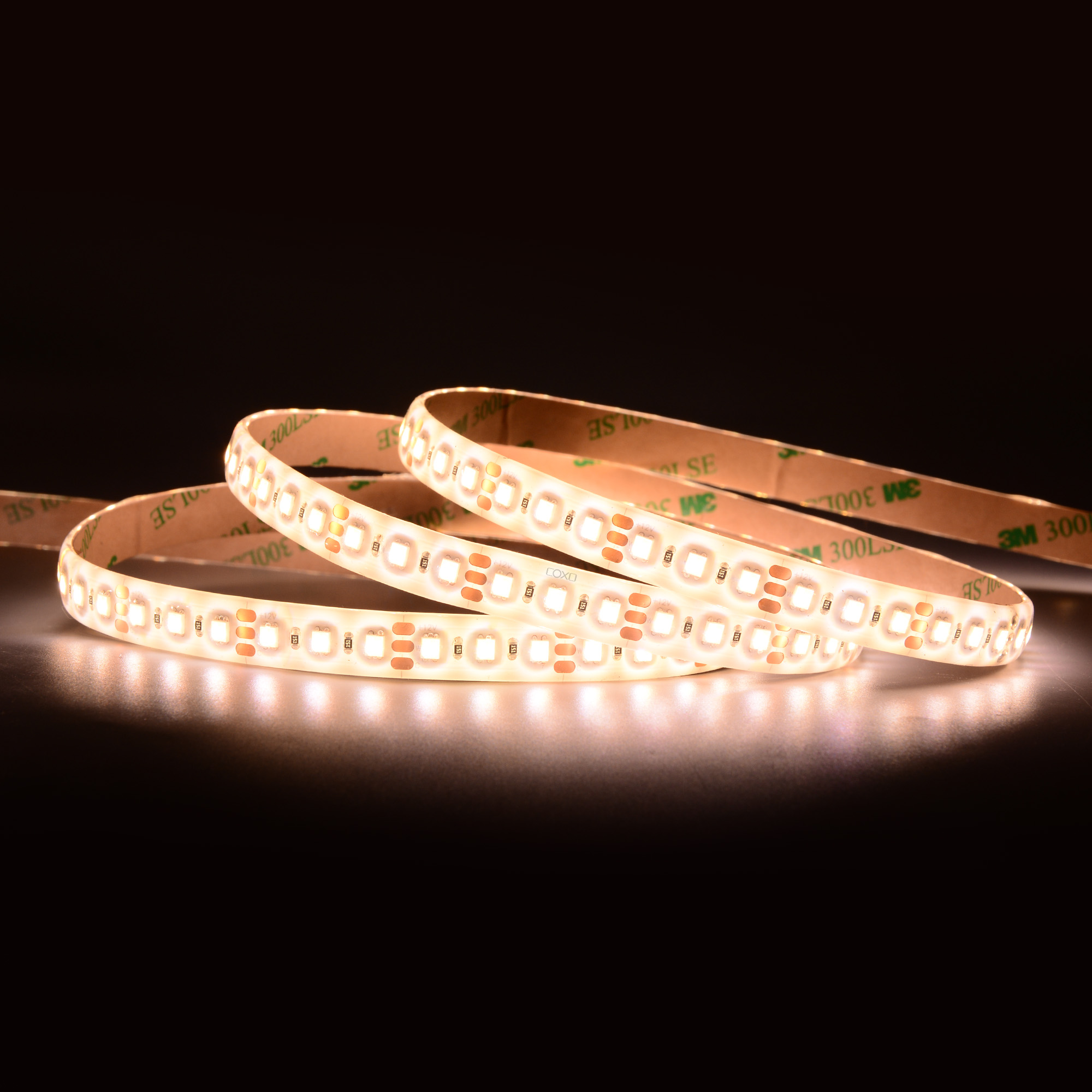 8mm 12V 120leds/m 2 in 1 CCT 3528 LED strip