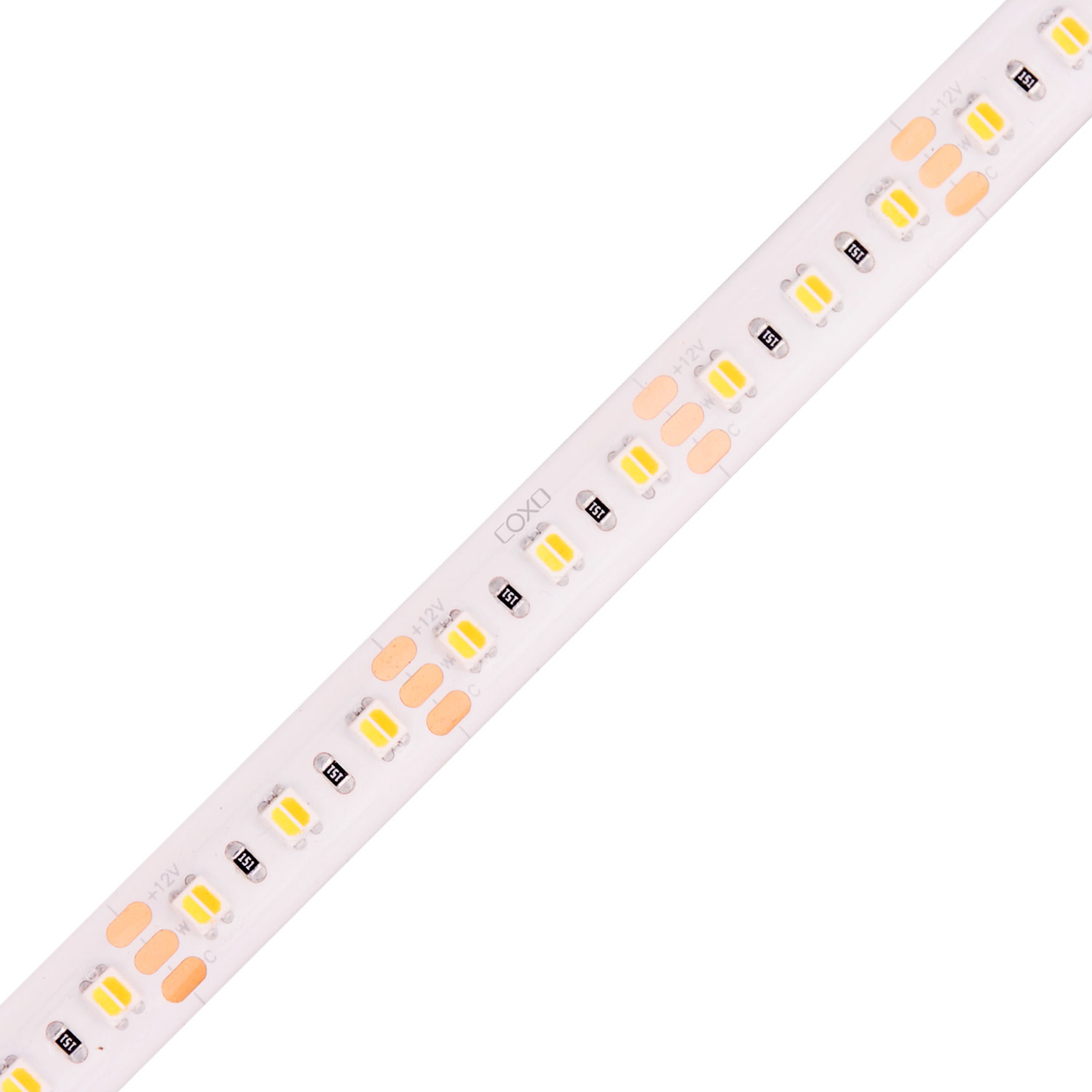10mm 12V 120leds/m 2 in 1 CCT 3528 LED strip