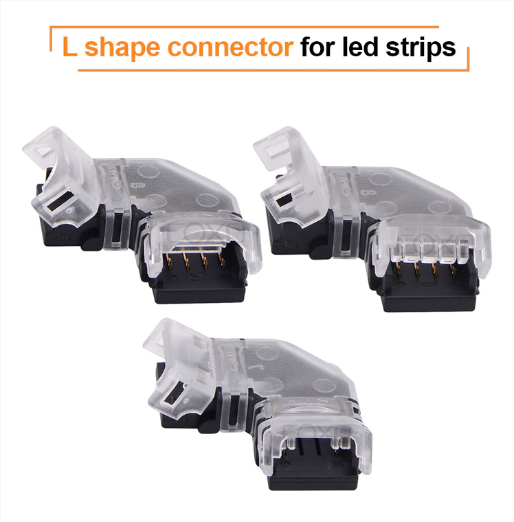 L SHAPE CONNECTOR FOR SINGLE COLOR COB Strip