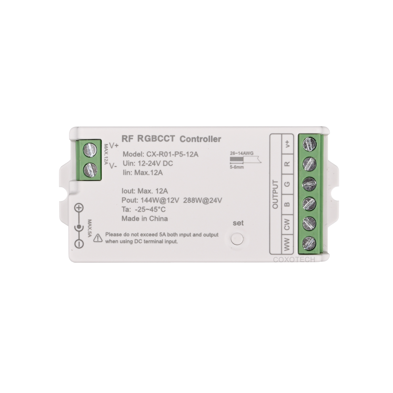 UL 2.4G RF LED Dimmer CCT RGB RGBW RGBCCT Controller