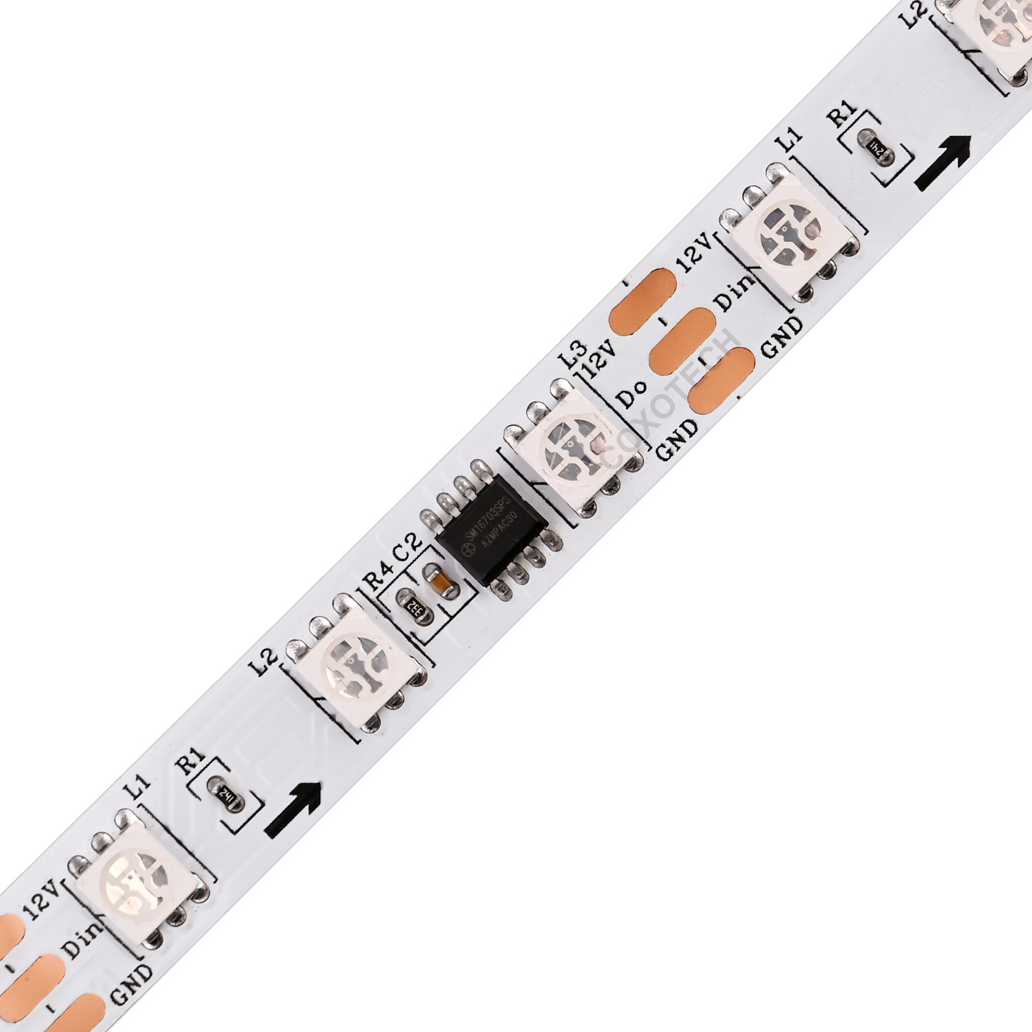 10mm 12V 60leds/m V2811 LED Strip
