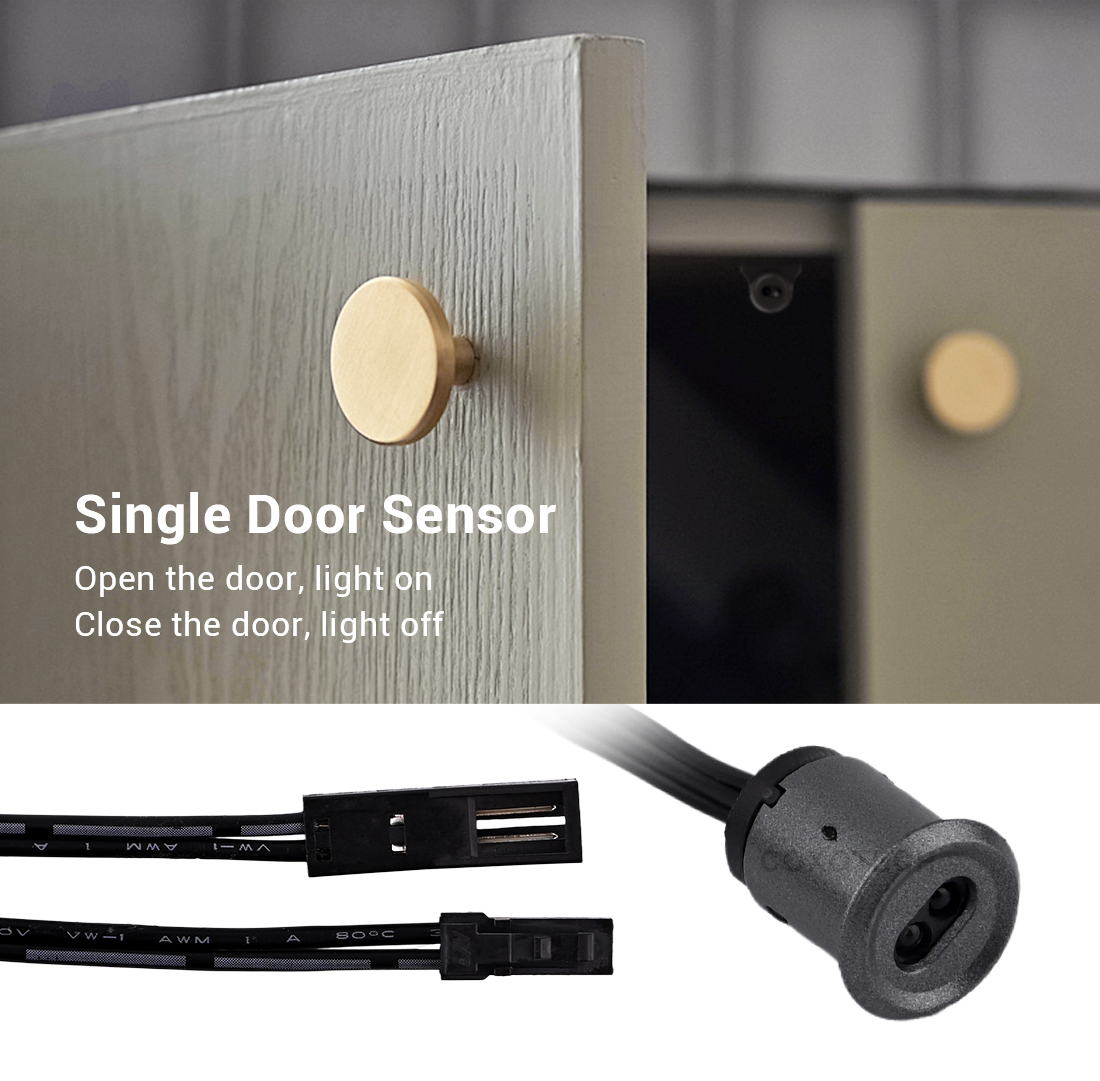SD-CR-A01 Centralized Control LED Single Door Sensor For DIY Cabinet Light