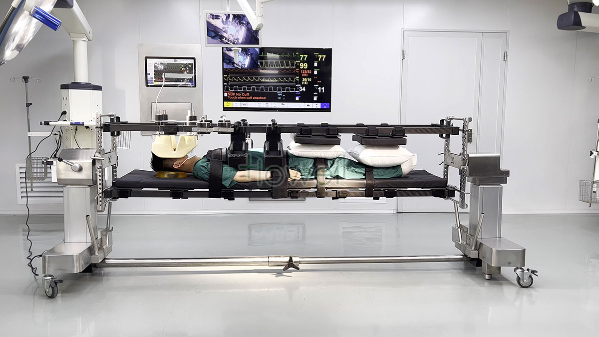 Modular Double Layers Jackson Frame Spinal Surgery Table | HOWELL Medical