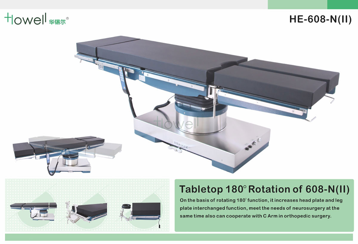 Ultra Low 180° Rotating Neurosurgery Operating Table | HOWELL Medical