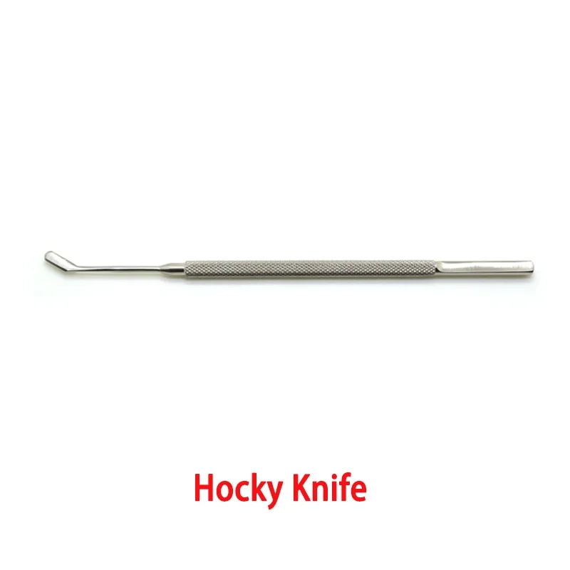 Hocky Knife sharp front tip and a semi-sharp defined bottom edge which ...